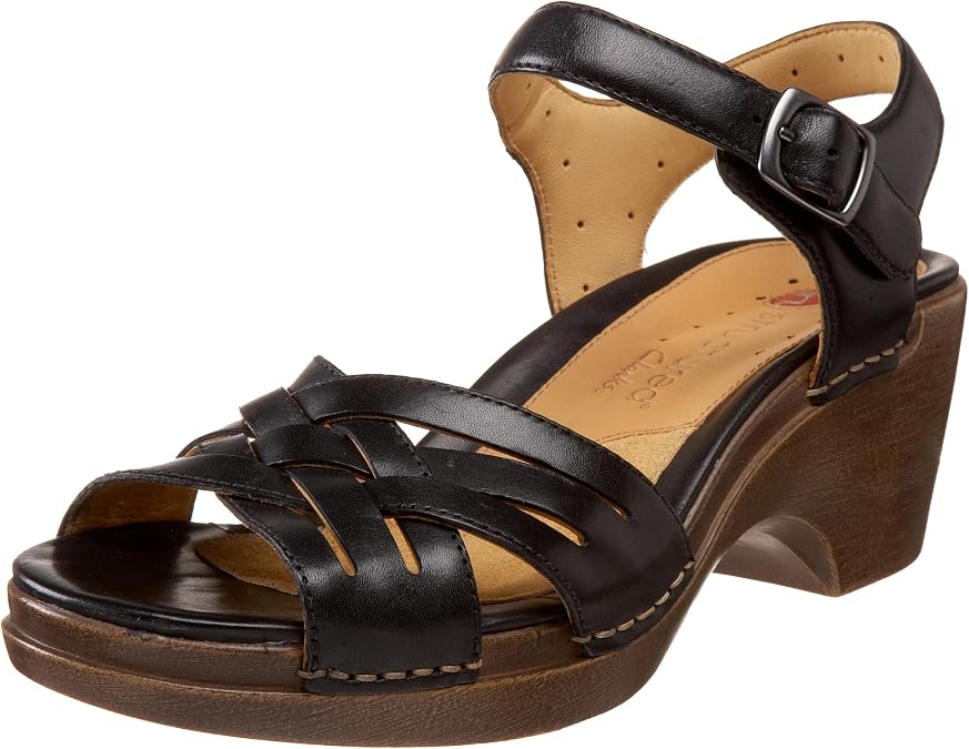 Buy Clarks Unstructured Women's Un.Thought Sandal, Black, 8 M US at ...
