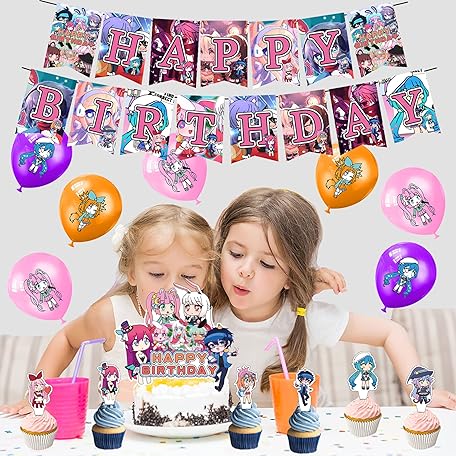 Mua Decoration Birthday Gacha Life Birthday Decoration Game Balloons ...