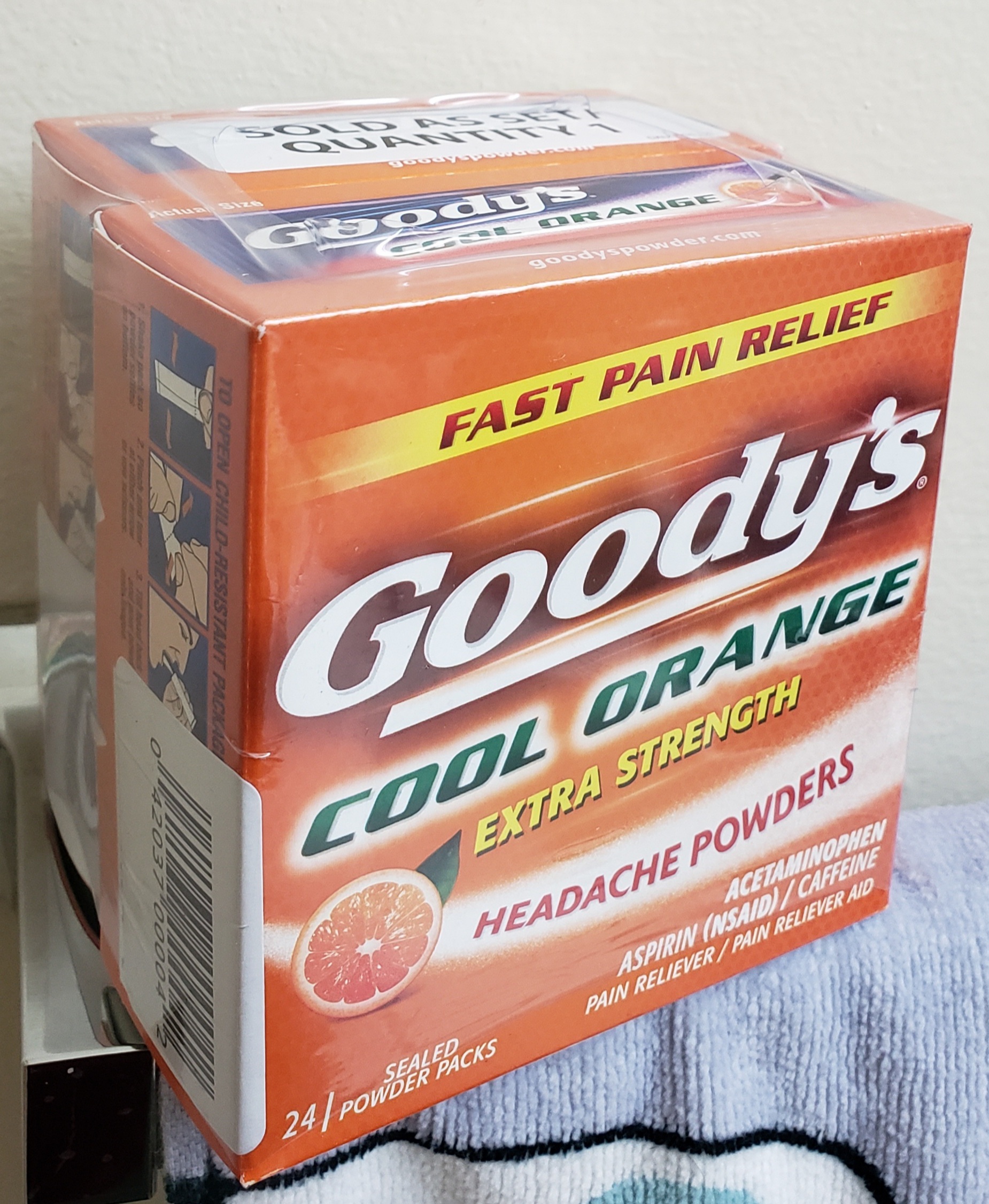 $2/mo - Finance Goody's Extra Strength Headache Powder, Cool Orange ...