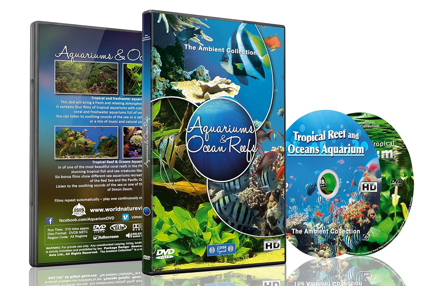 Aquarium DVD - 2 DVD SET Aquariums & Ocean Reefs with Colorful Corals ...