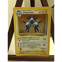 Amazon.com: Pokemon - Magneton (9/102) - Base Set - Holo : Toys & Games