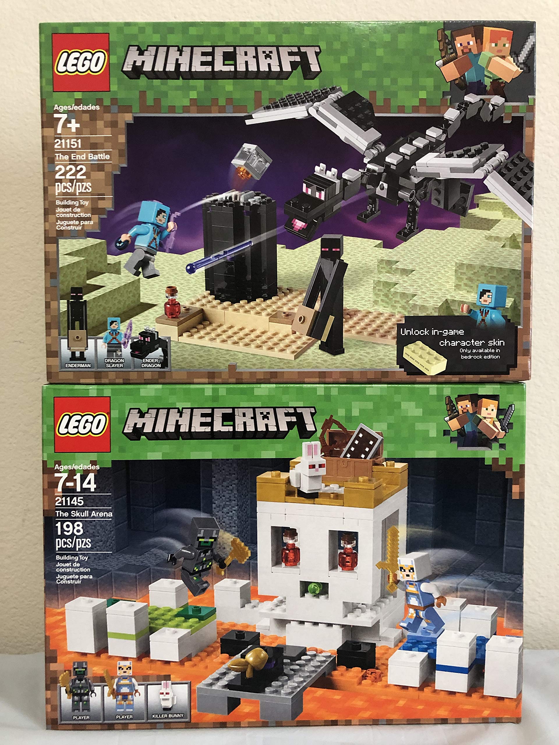 Lego Minecraft The End Battle And Lego Minecraft The Skull | Desertcart ...