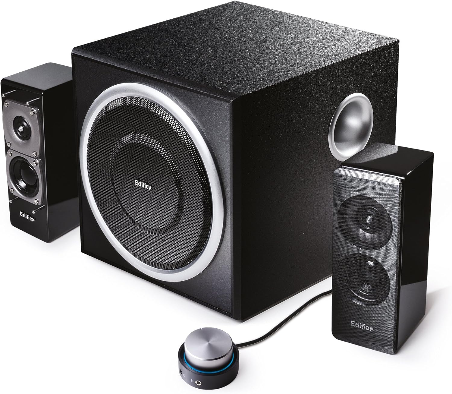 Edifier S330D 2.1 Black Attive Minispeaker: Amazon.it: Elettronica