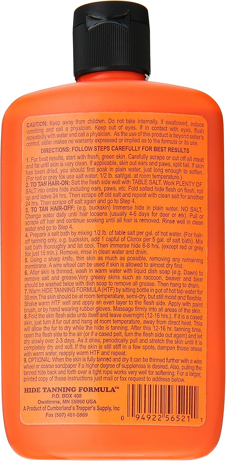 Trapper’s Hide & Fur Tanning Formula. – BigaMart
