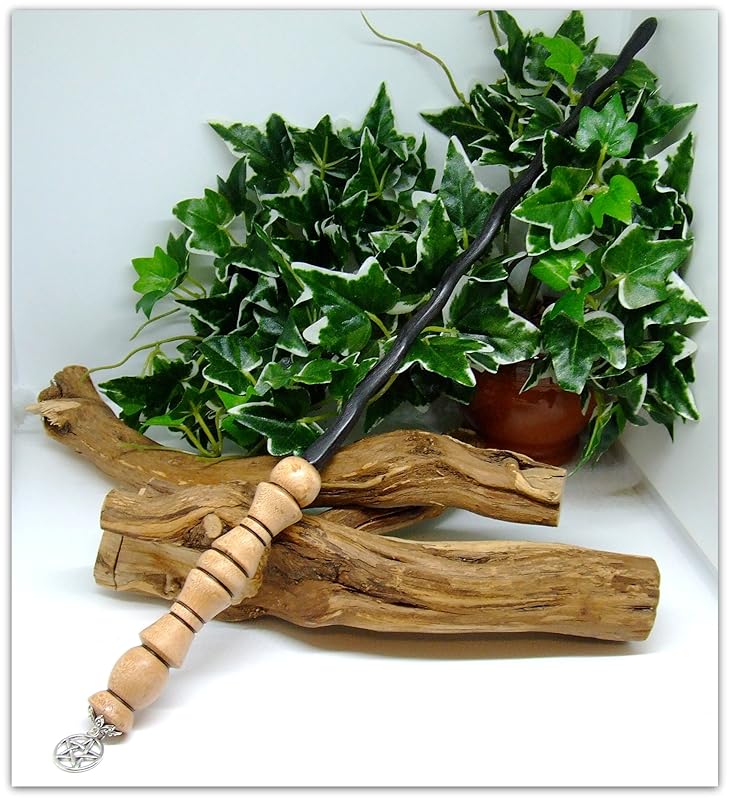 Amazon.com: Witches Spiral Ritual Wand 14.5" handcrafted in 5000 year ...