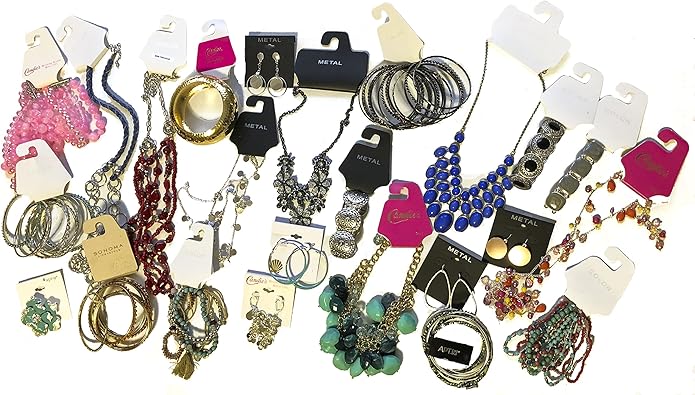 200 Piece Overstock Jewelry Lots Wholesale Bulk lot: Amazon.co.uk ...