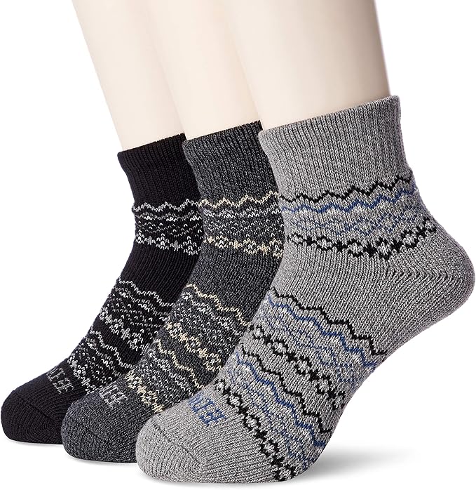 Amazon | [グンゼ] ソックス Edwin Body FIRE ショートソックス ローゲージ 3足組み EWJ041 メンズ Bアソート 日本 25-27 (日本サイズM-L相当 ...