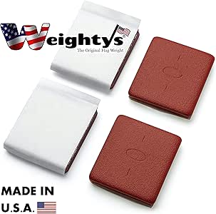 Amazon.com : WEIGHTYS Original American Made Flag Weights - 2 Pair ...