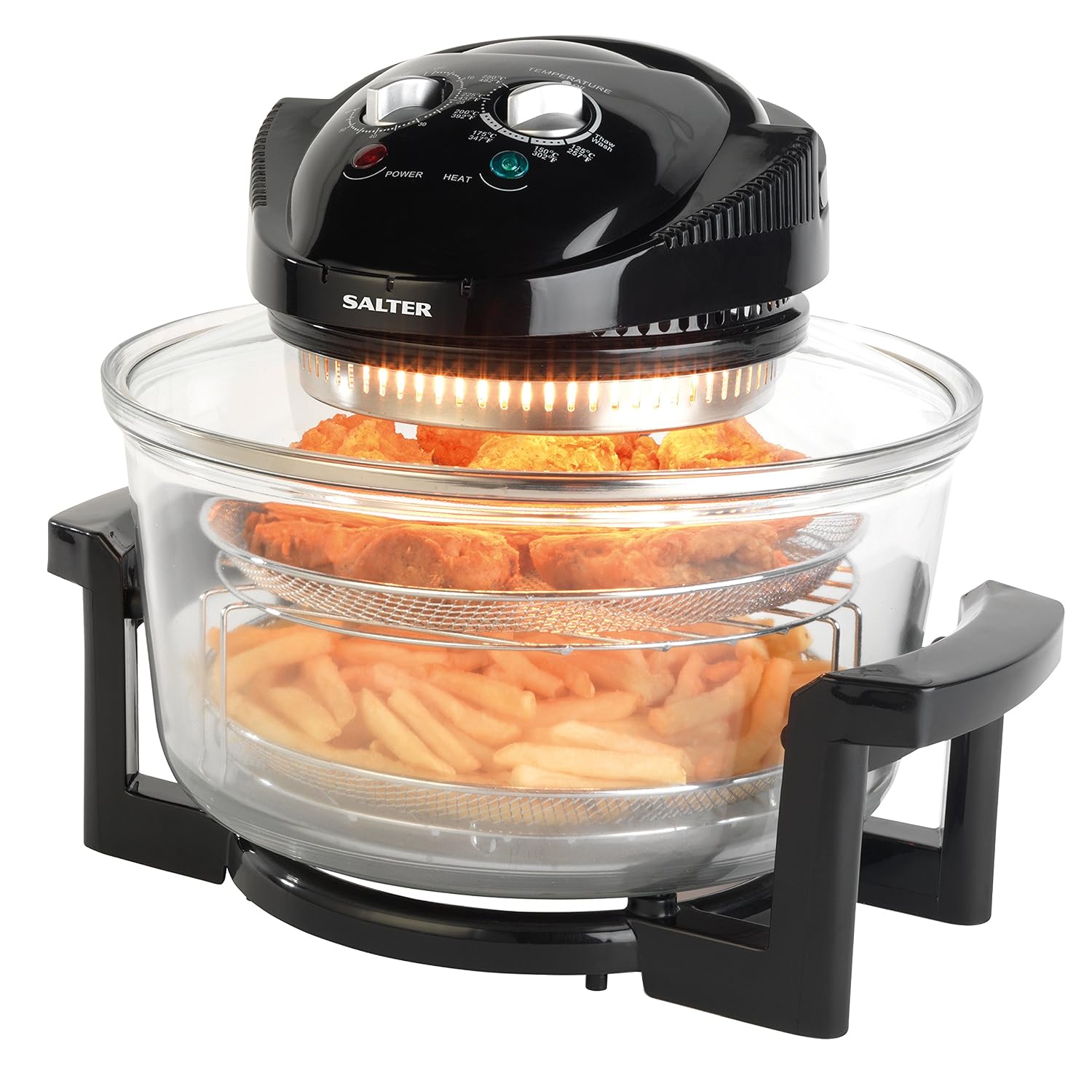 Salter Ek Ek Low Fat Air Fryer Triple Power Halogen Convection Hot Salter Ek Ek Low Fat Air Fryer Triple Power Halogen Convection Hot