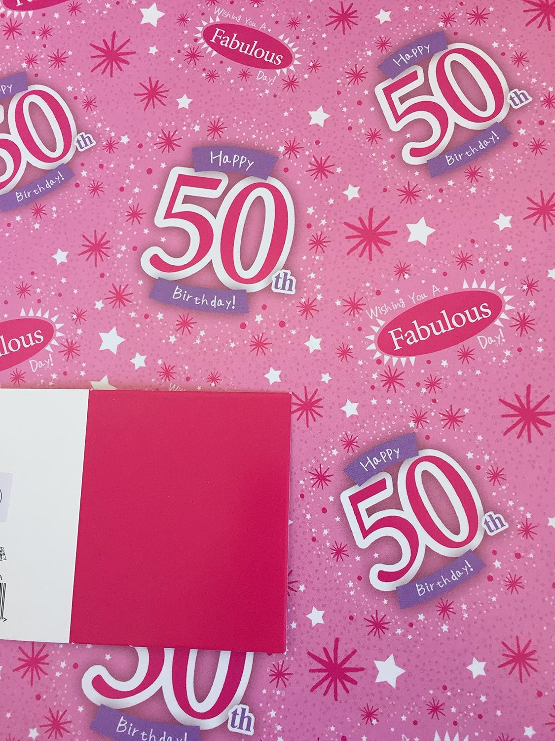 Ladies 50 Happy 50th Birthday Gift Wrapping Paper 2 Sheets 1 Gift Tag Amazon co uk Office ladies-50-happy-50th-birthday-gift-wrapping-paper-2-sheets-1-gift-tag-amazon-co-uk-office