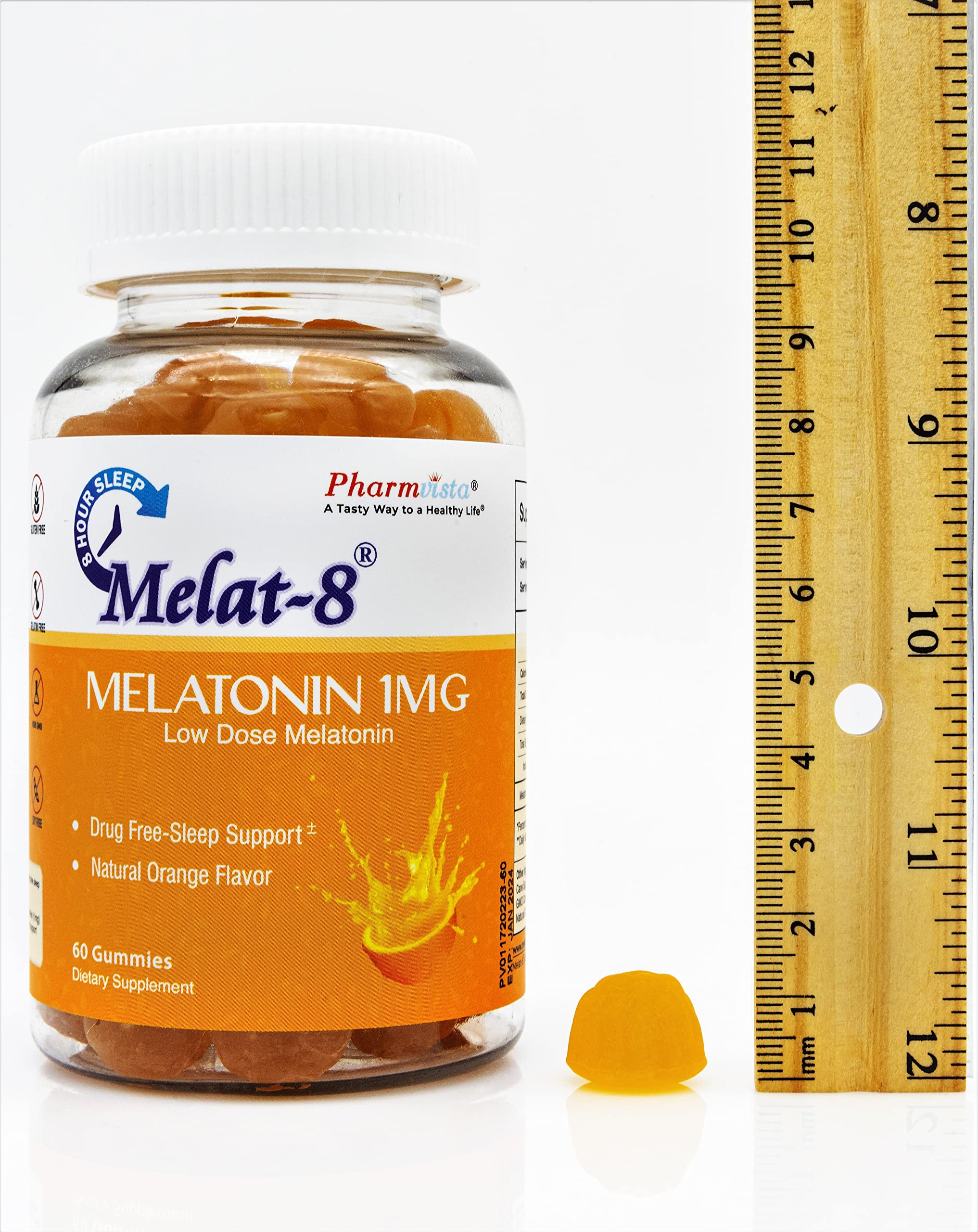 Mua Melat-8 Low Dose Sleep Gummies - Melatonin 1mg, for sleep support ...