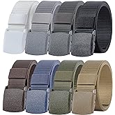Amazon.com: Ginwee 5 Pack Nylon Military Tactical Belt Webbing Canvas ...
