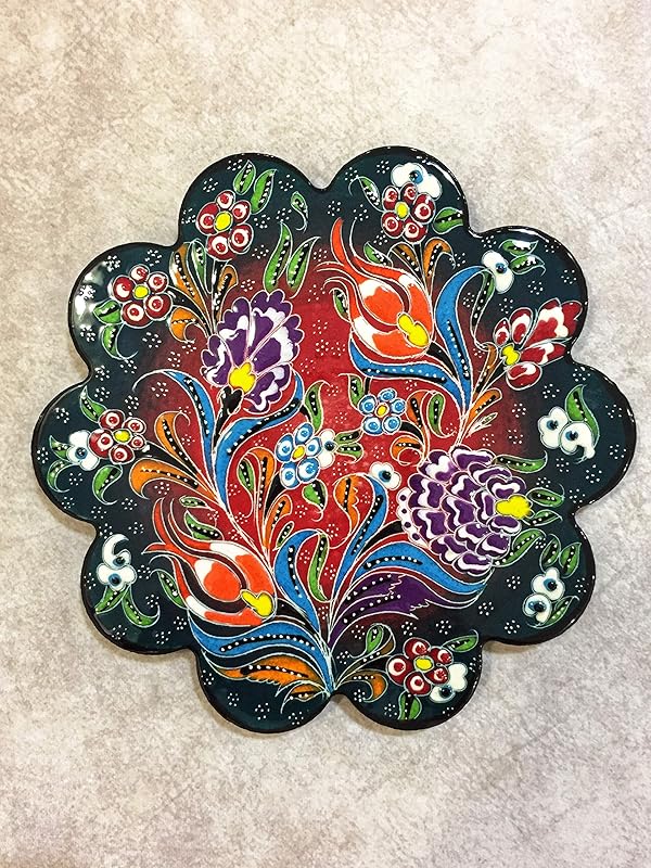 IstanbulCeramicWorkshop 7'' Decorative Ceramic Trivet, Tile Trivet ...