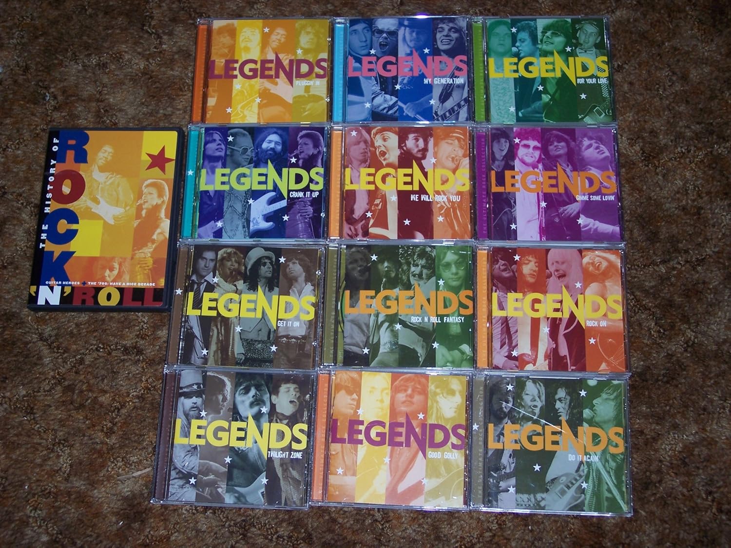 Various Artista - Time Life Rock Legends Cd 70's & 80's 12cds+1dvd ...