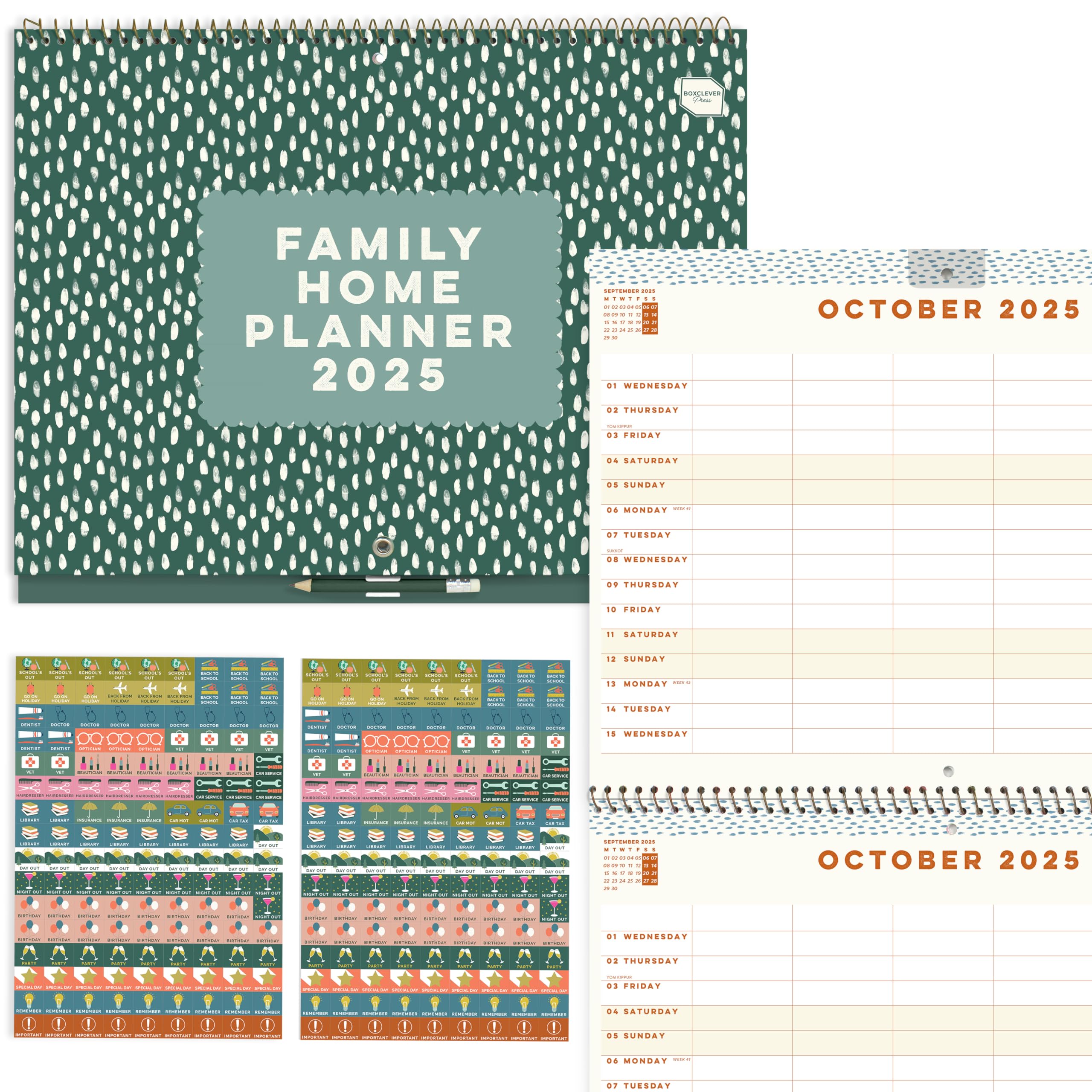 Mua Boxclever Press Family Home Planner. 16 Month Family Calendar 2024/ ...