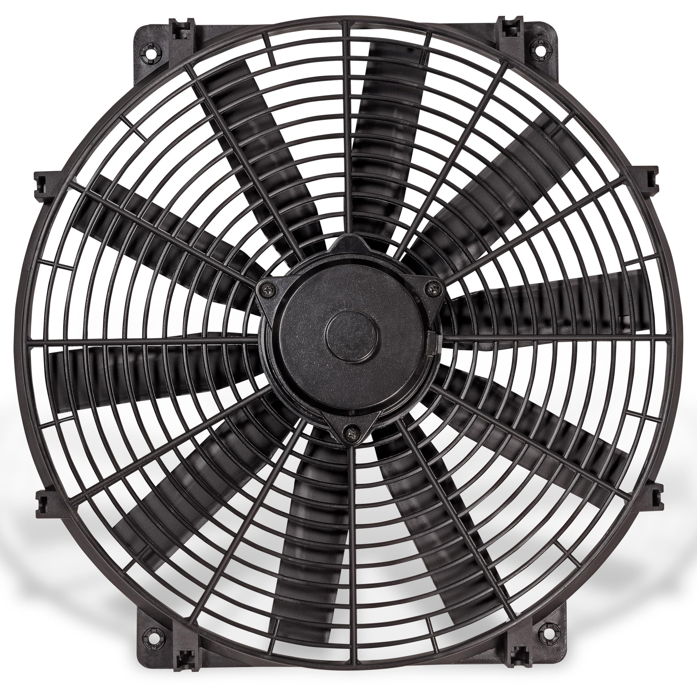 Flex-A-Lite Trimline Black 24-Volt Reversible Electric Fan, Pusher ...