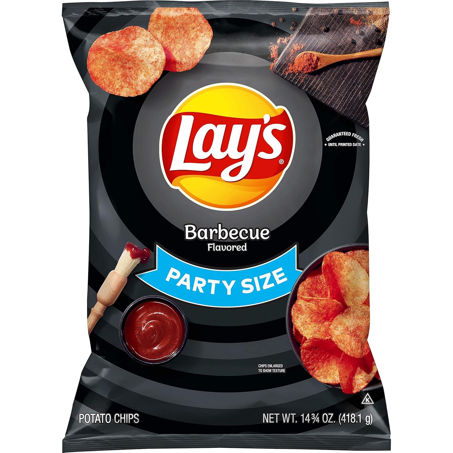 Lay%27s Lay's Barbecue Flavored Potato Chips, Party Size (14.75 Oz ...