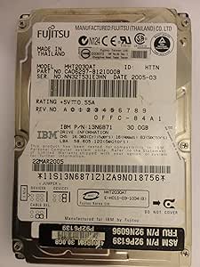 Amazon.com: Fujitsu MHT2030AT 30GB Hard Drive: Computers & Accessories