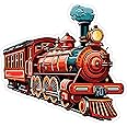 Amazon.com: Vintage Train Sticker 4 Inch Retro Locomotive Railway ...