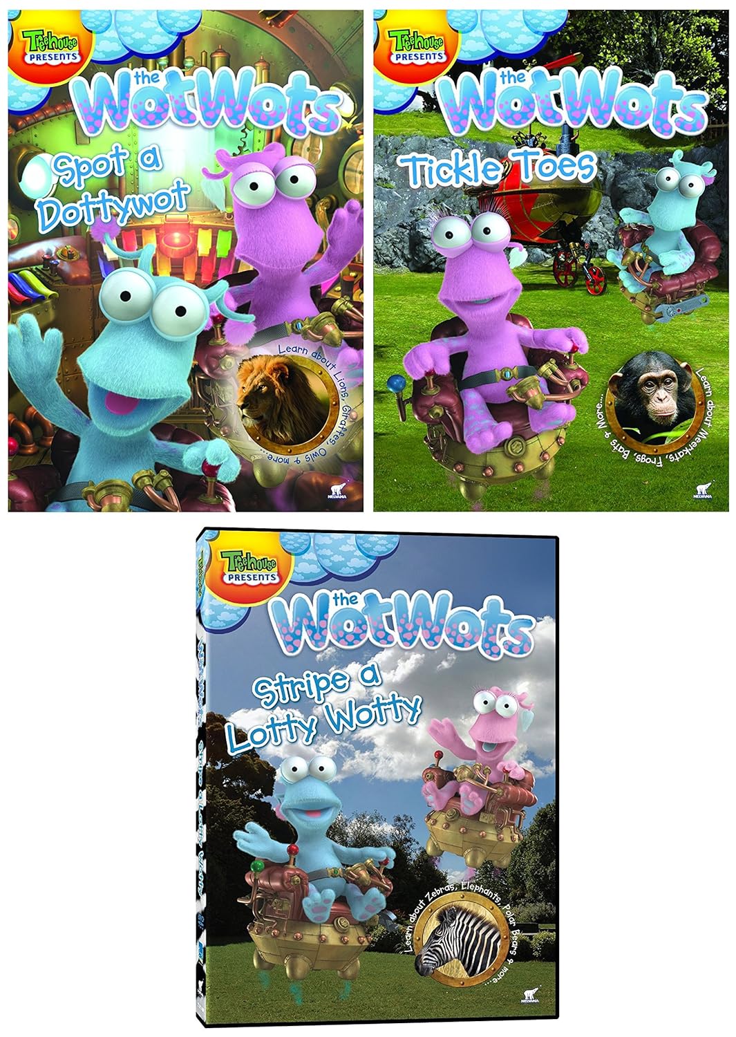 Amazon.com: The WotWots 3-pack (DVD) [Stripe a Lotty Wotty, Spot a ...