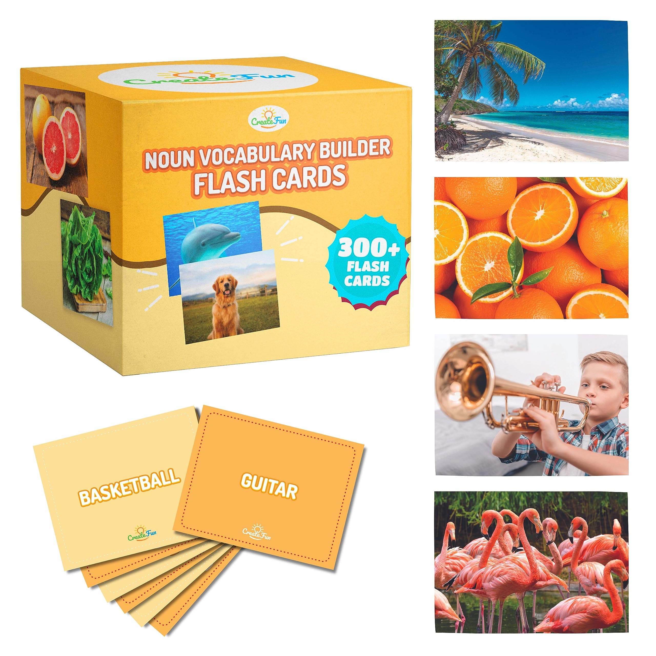 Mua Noun Vocabulary Builder Flash Cards - Toddler Flash Cards for ...
