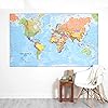 Maps International Giant World Map Poster - Mega-Map of The World ...