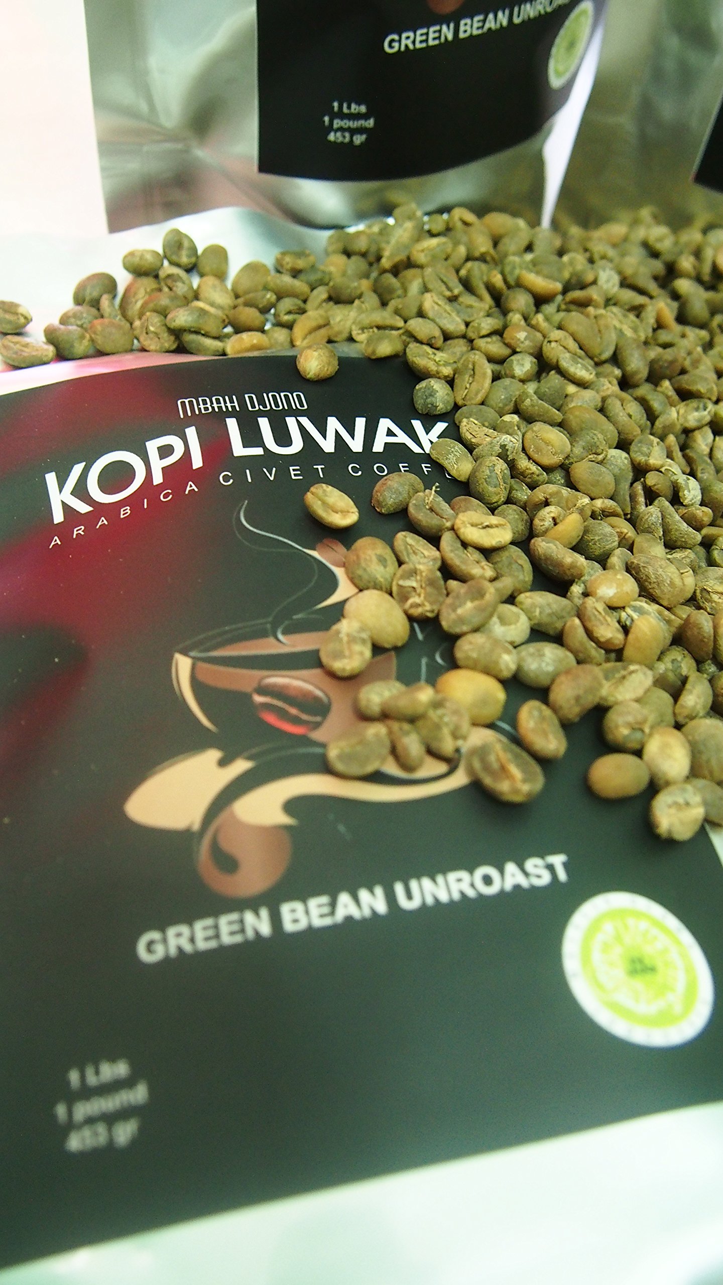 Buy Wild Kopi LUWAK Mbah Djono JAVA ARABICA Civet Coffee Green Bean ...