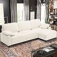 Amazon.com: Hanherry 108” L Shaped Sofa,Sectional Couches for Living ...