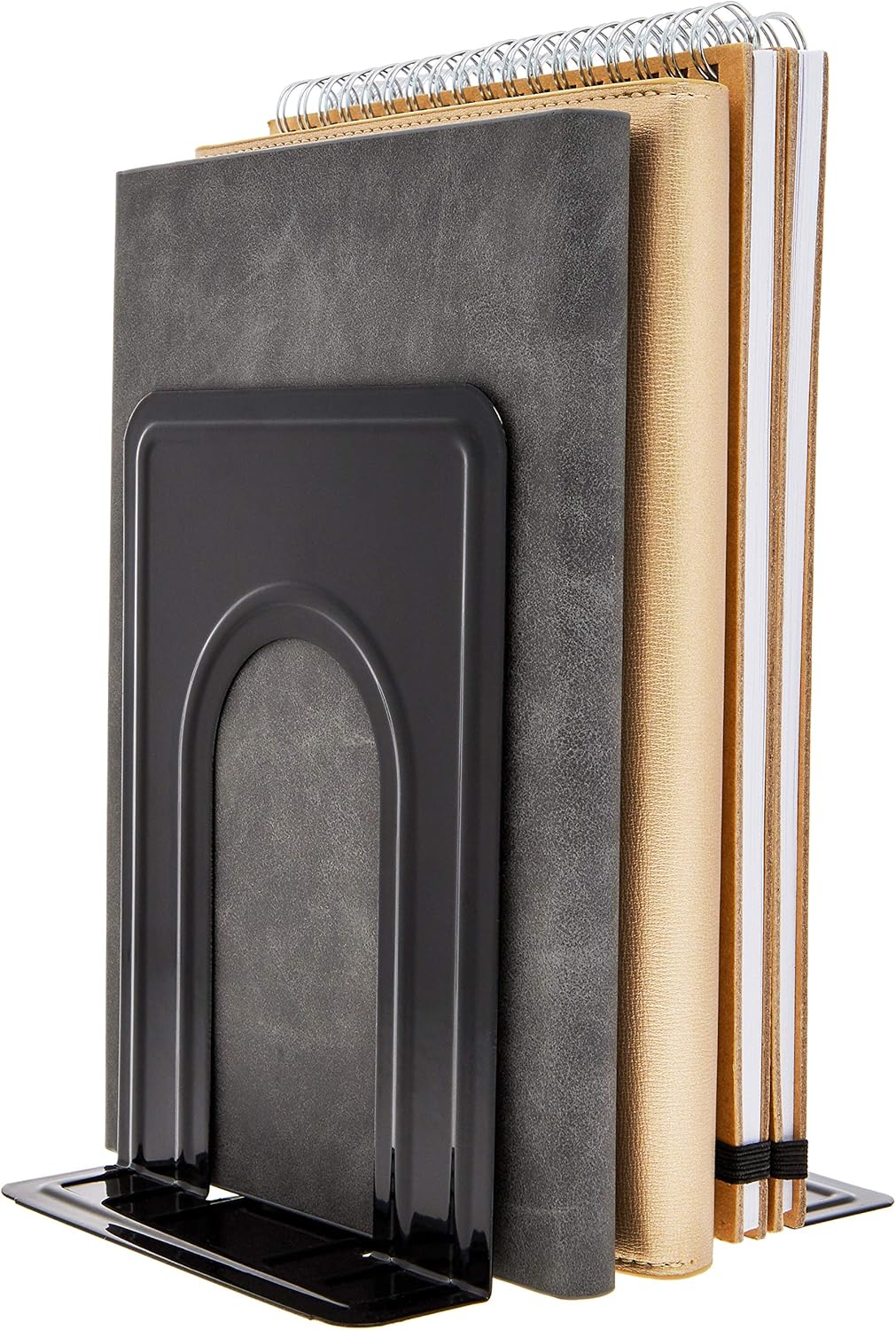 6 Pairs (12 total) Heavy Duty Bookends, Nonskid – Great for Office ...