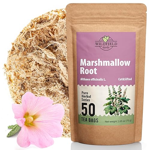 50 Bags Dried Marshmallow Root Tea Marshmallow Root Herb Herbal Tea ...