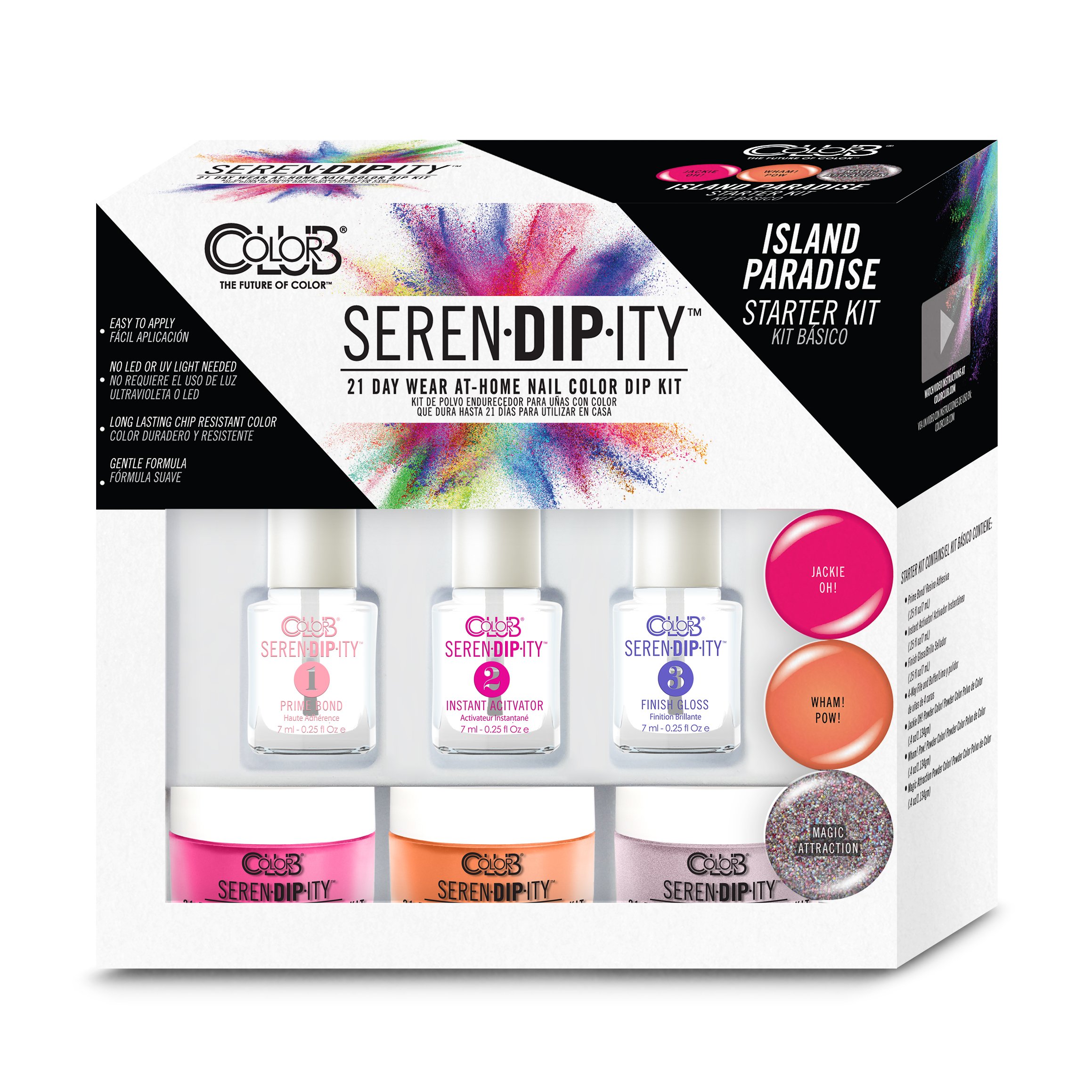 Amazon.com: Color Club 21 Day Nail Color Dip Starter Kit-from The ...