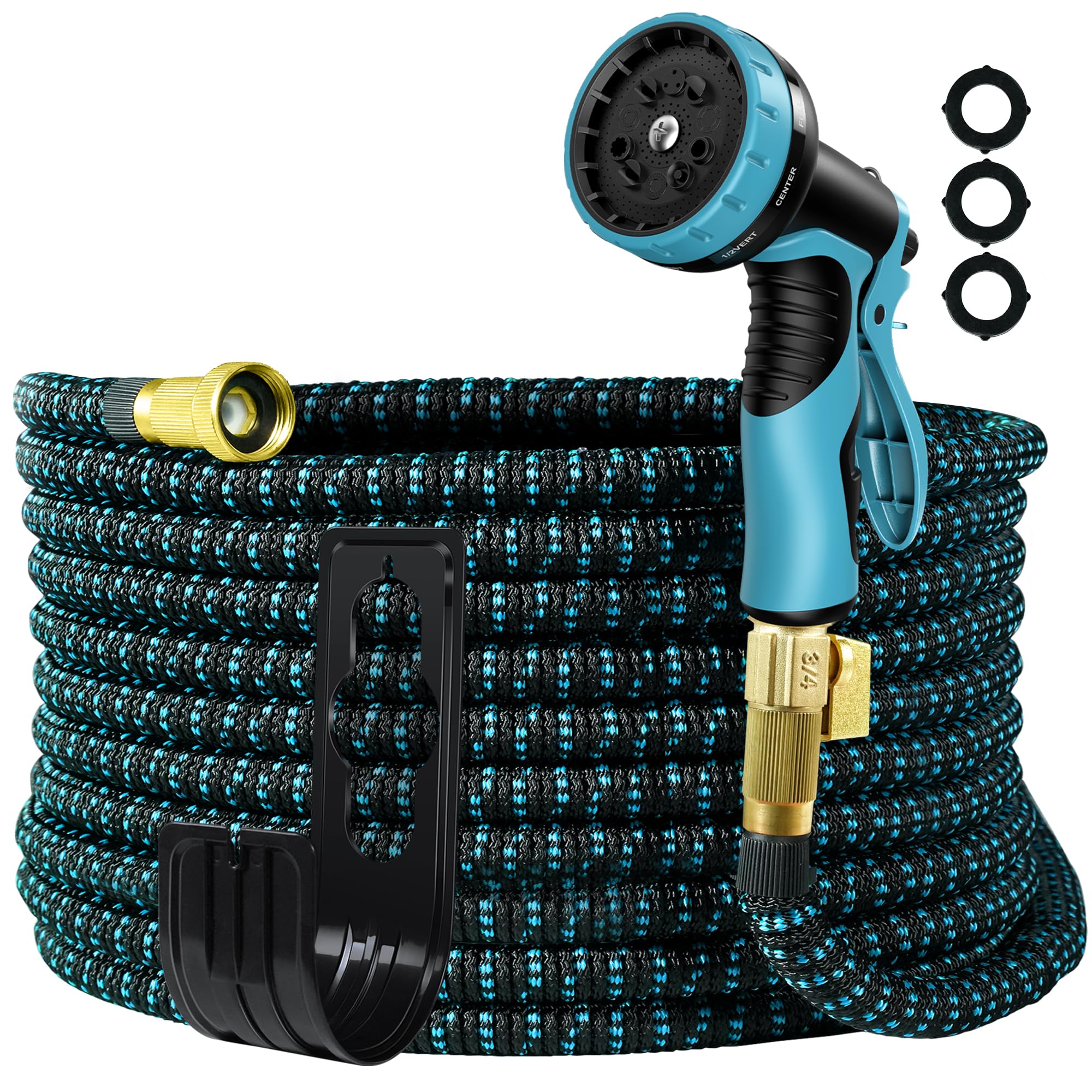 Mua Garden Hose 50ft, Water Hose With 10 Function Spray Nozzle, Heavy ...