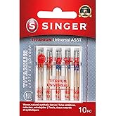 Amazon.com: SINGER Universal Regular Point Machine Needles, 20-Count, Sizes 80/12, 90/14, 100/16