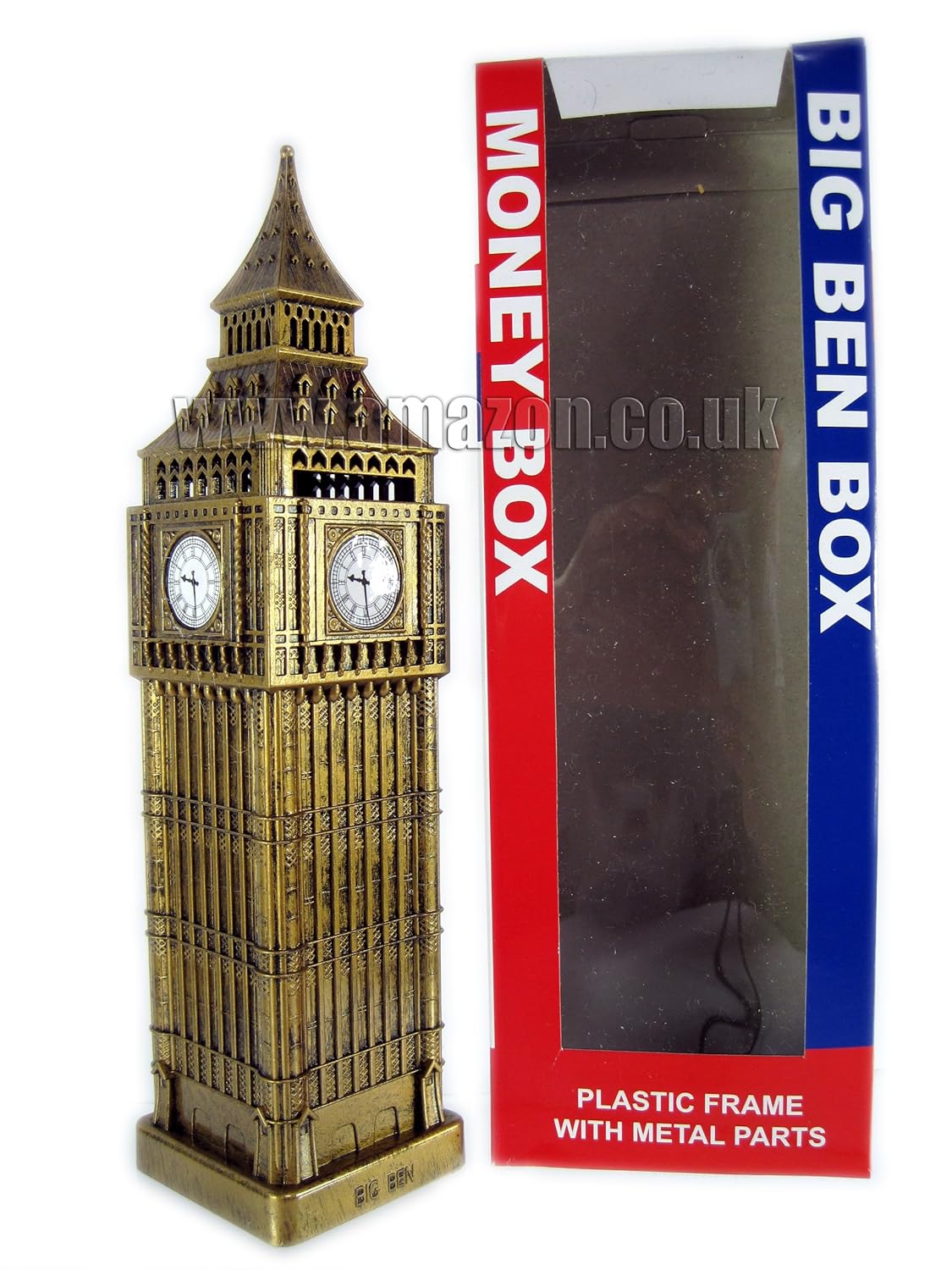 London Big Ben Money Box Made of Plastic with Metal Parts: Amazon.co.uk ...