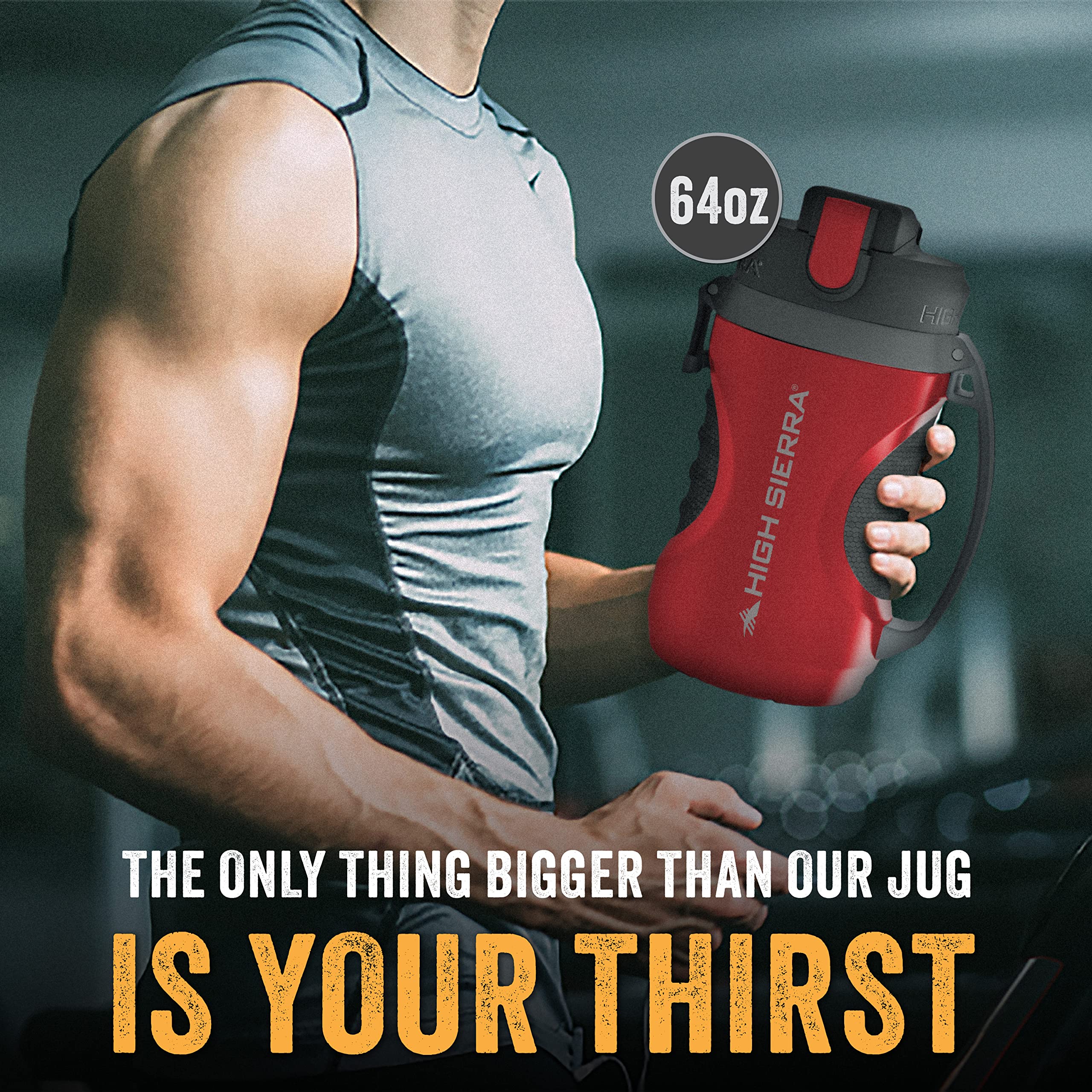 Mua High Sierra [2 PACK BPA FREE, 64 OZ Insulated Water Jug, [Silicone ...