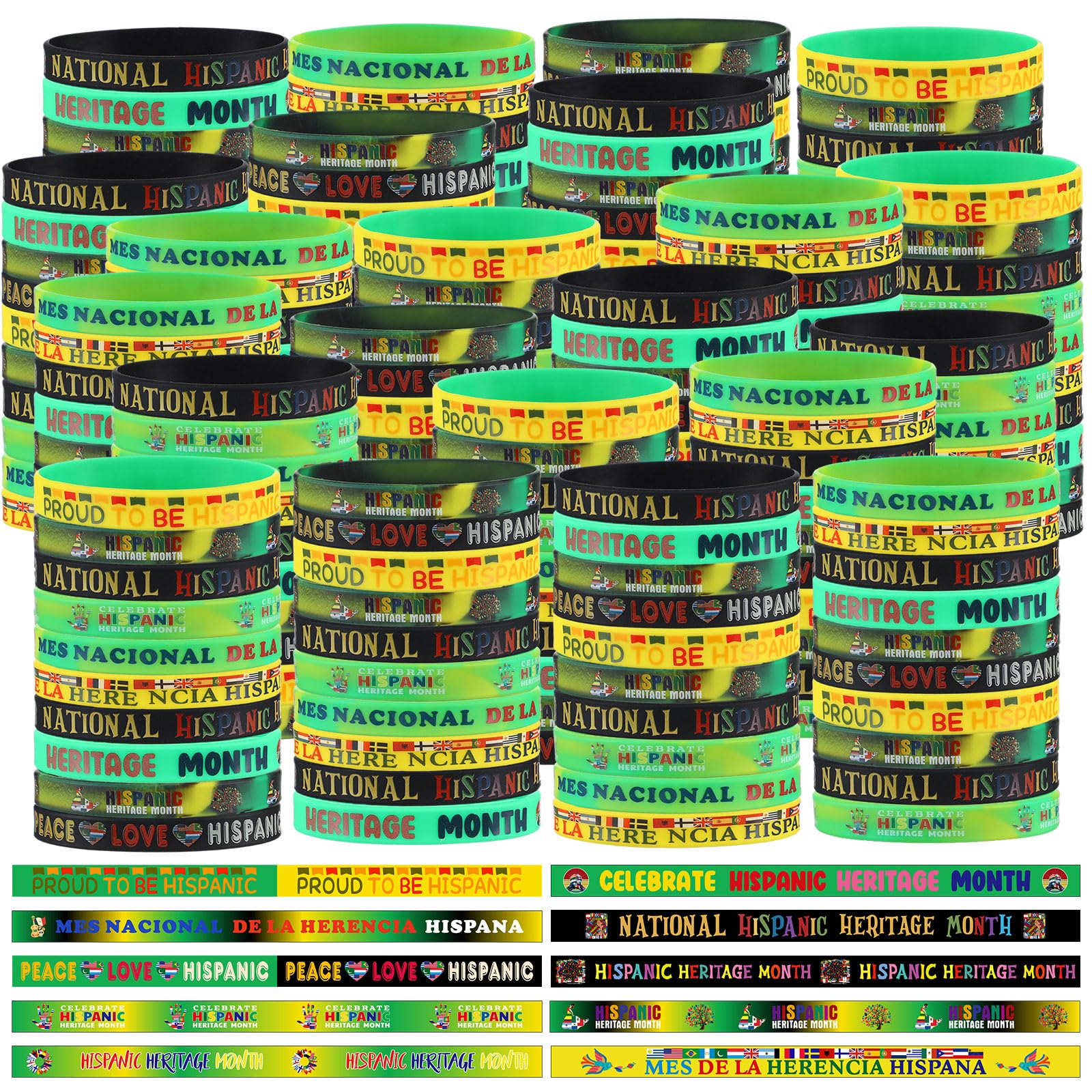 WinnerWhy Hispanic Heritage Month Rubber Spanish Rubber Latin American ...