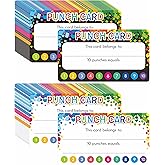 Amazon.com : 200 Pieces Punch Cards, Incentive Loyalty Reward Card ...