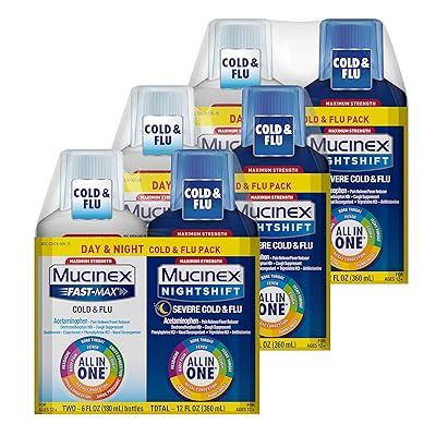 Mucinex Fast-Max Cold & Flu Relief Liquid - 2 x 6 fl Philippines | Ubuy