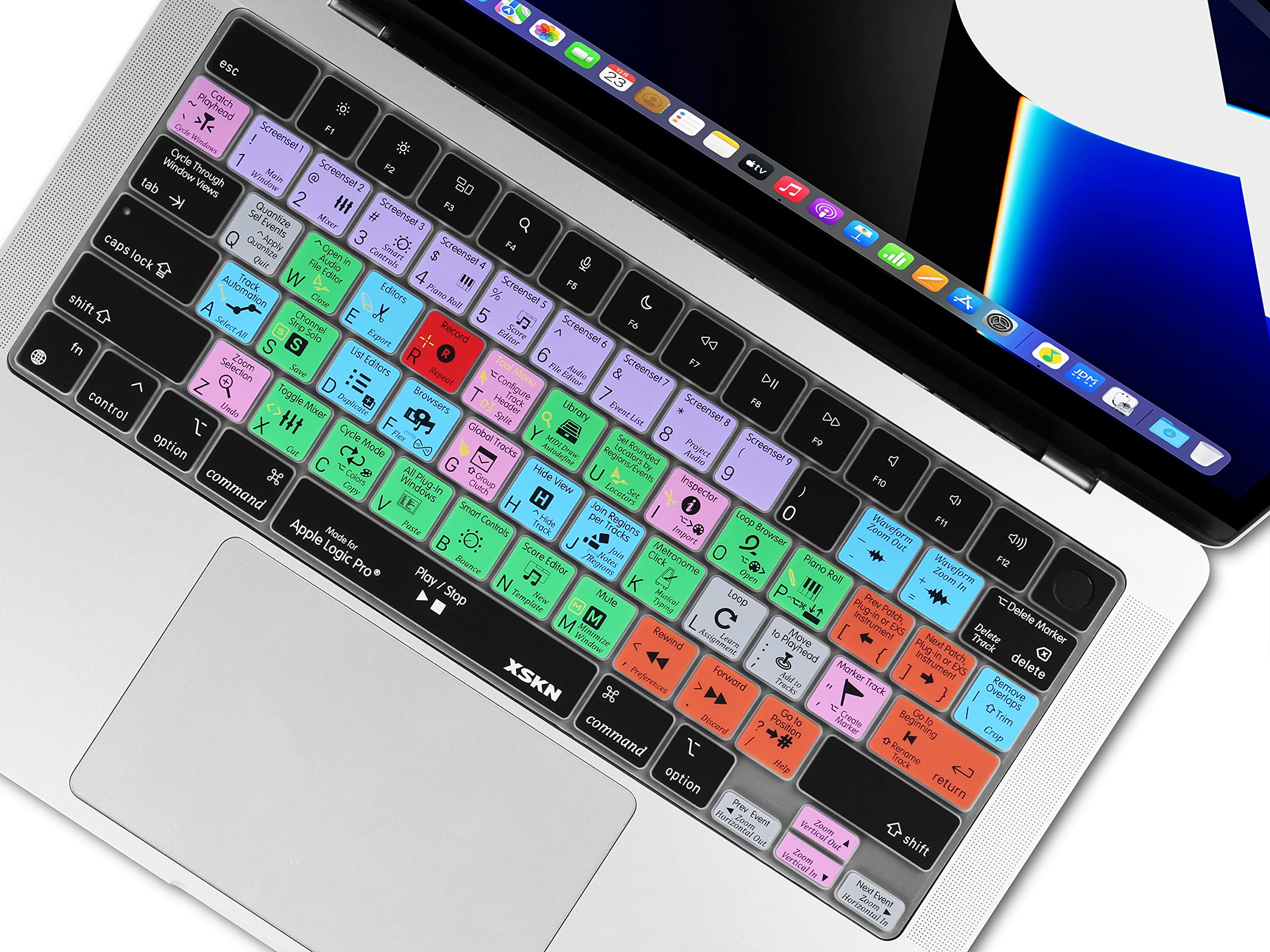 Mua Logic Pro Shortcut US Layout Silicone Keyboard Cover Skin for 2021 ...