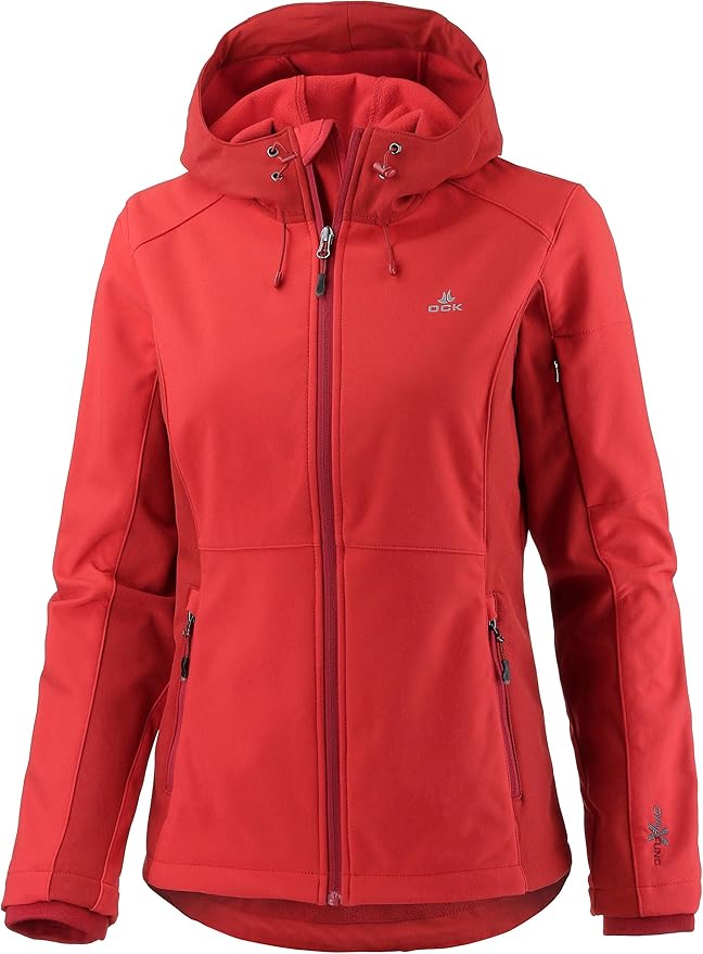 OCK Damen Softshelljacke rot 44 : Amazon.de: Sport & Freizeit