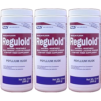 Amazon.com: Reguloid Natural Vegetable Bulk-forming Laxative, Orange ...