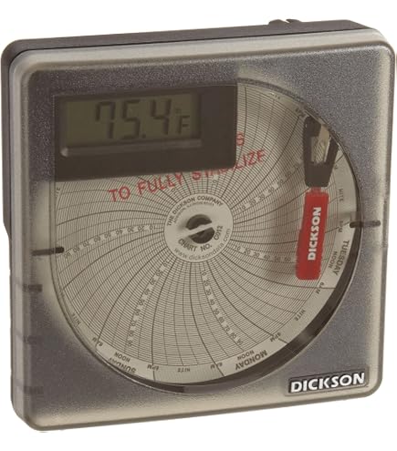 Dickson C056 Chart 7-day 0 To 500°f 4 (pack Of 60 Ml Dickson 7-Day ...