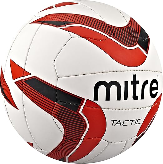 Mitre Tactic Training Ball - White/Black/Red - 3: Amazon.co.uk: Sports ...