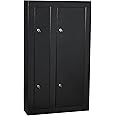 First Watch / Homak 8-Gun Double Door Security Cabinet, Black ...