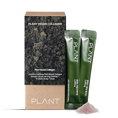 RAWGAPLANT Vegan Collagen (15 Sticks) - Plant Based Collagen Powder ...