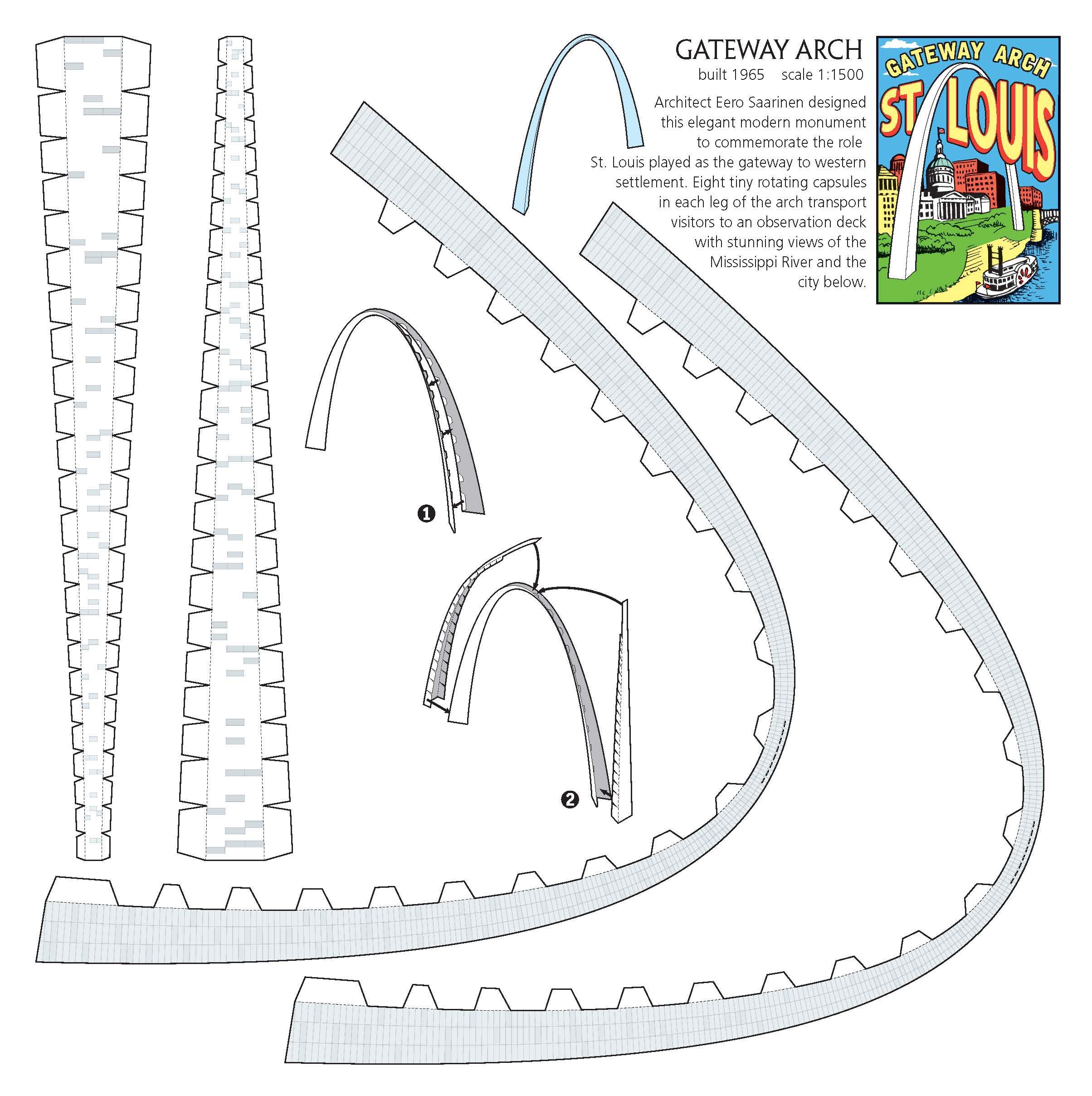 Mua American Landmarks: Miniature Models to Cut and Assemble (Dover ...