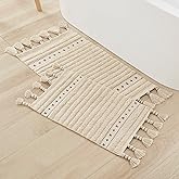 Amazon.com: Lucky Brand Boho Rug 100% Cotton Fringe Boho Kitchen Rug 2 ...