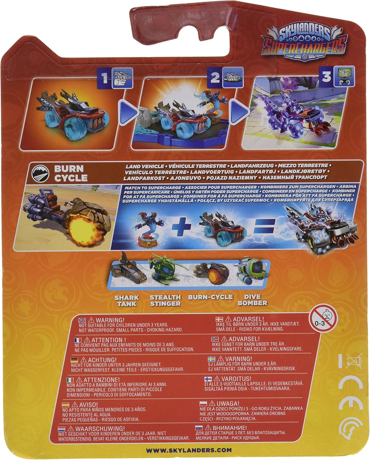 Skylanders SuperChargers Vehicle – Burn Cycle (PS4/Xbox One/Xbox 360/Nintendo Wii) – BigaMart