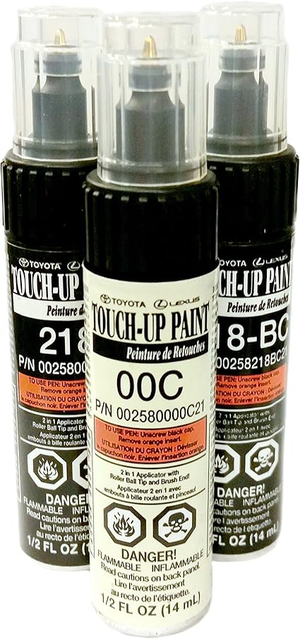 Amazon.com: Genuine Toyota Touch Up Paint Kit 218 Attitude Black Base ...