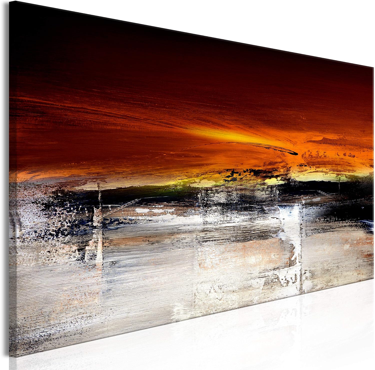 decomonkey Bilder Abstrakt 150x50 cm 1 Teilig Leinwandbilder Bild auf Leinwand Vlies Wandbild ...